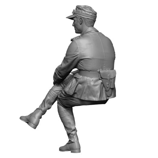 1/48 WWII German African Corps (DAK) Commander Resin Cast Kit [HS48022 ...
