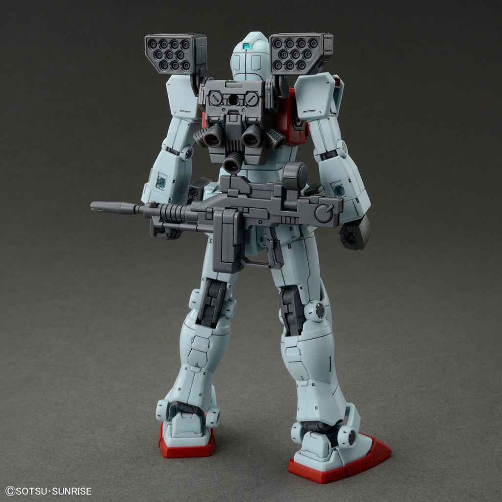 1/144 HG RGM-79 Gym (equipped with shoulder-cannons / missile pods ...