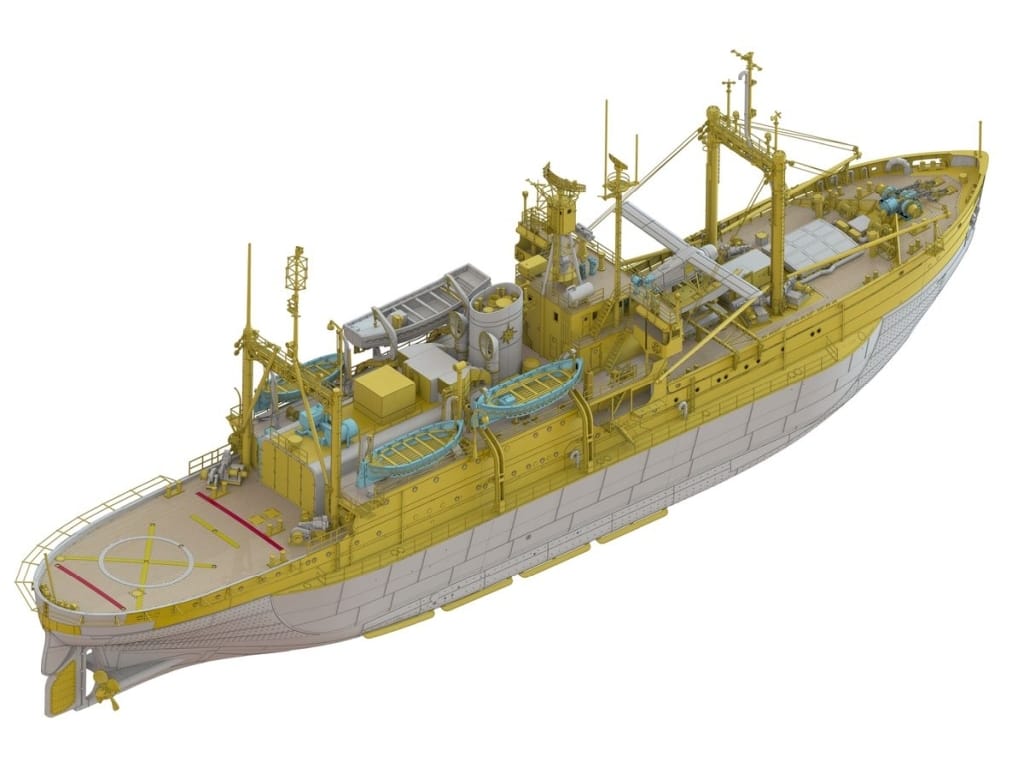 1/250 Antarctic research vessel Soya Second Antarctic research ...