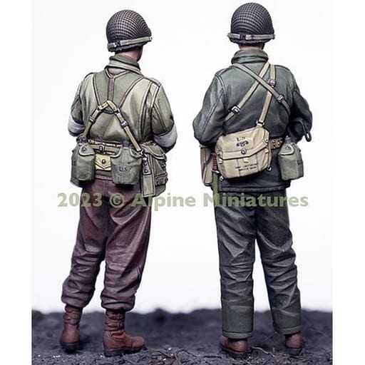 1/35 WWII United States Army Infantry Infantry and Medic (2-piece Set ...