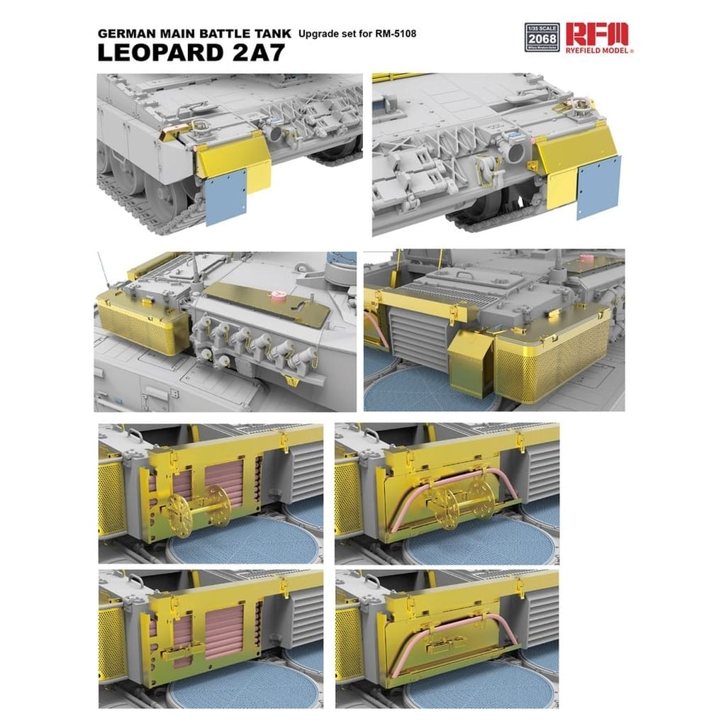 Grade-up Parts Set for 1/35 Leopard 2A7 (for RFM5108) [RFM2068] | Toy ...