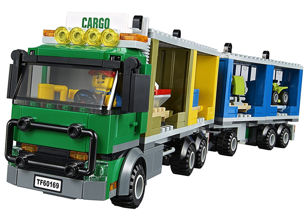 Toy LEGO Lego City Distribution Center and container trucks 「 Lego City ...