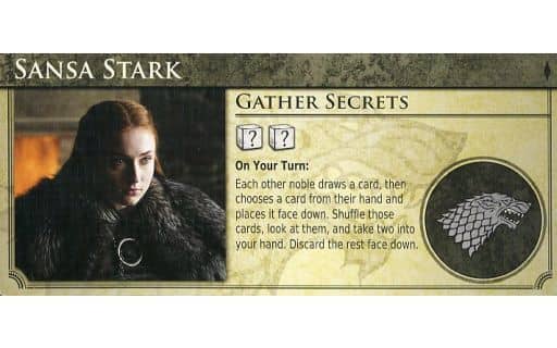 ボードゲーム [日本語訳無し] ゲーム・オブ・スローンズ：オースブレイカー - ジョン・スノウ/サンサ・スターク キャラクターボード ...