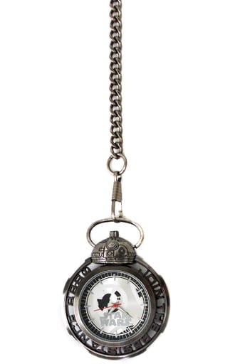 Silver Premium BB-8 Relief Pocket Watch "Star Wars / The Force Awakens ...