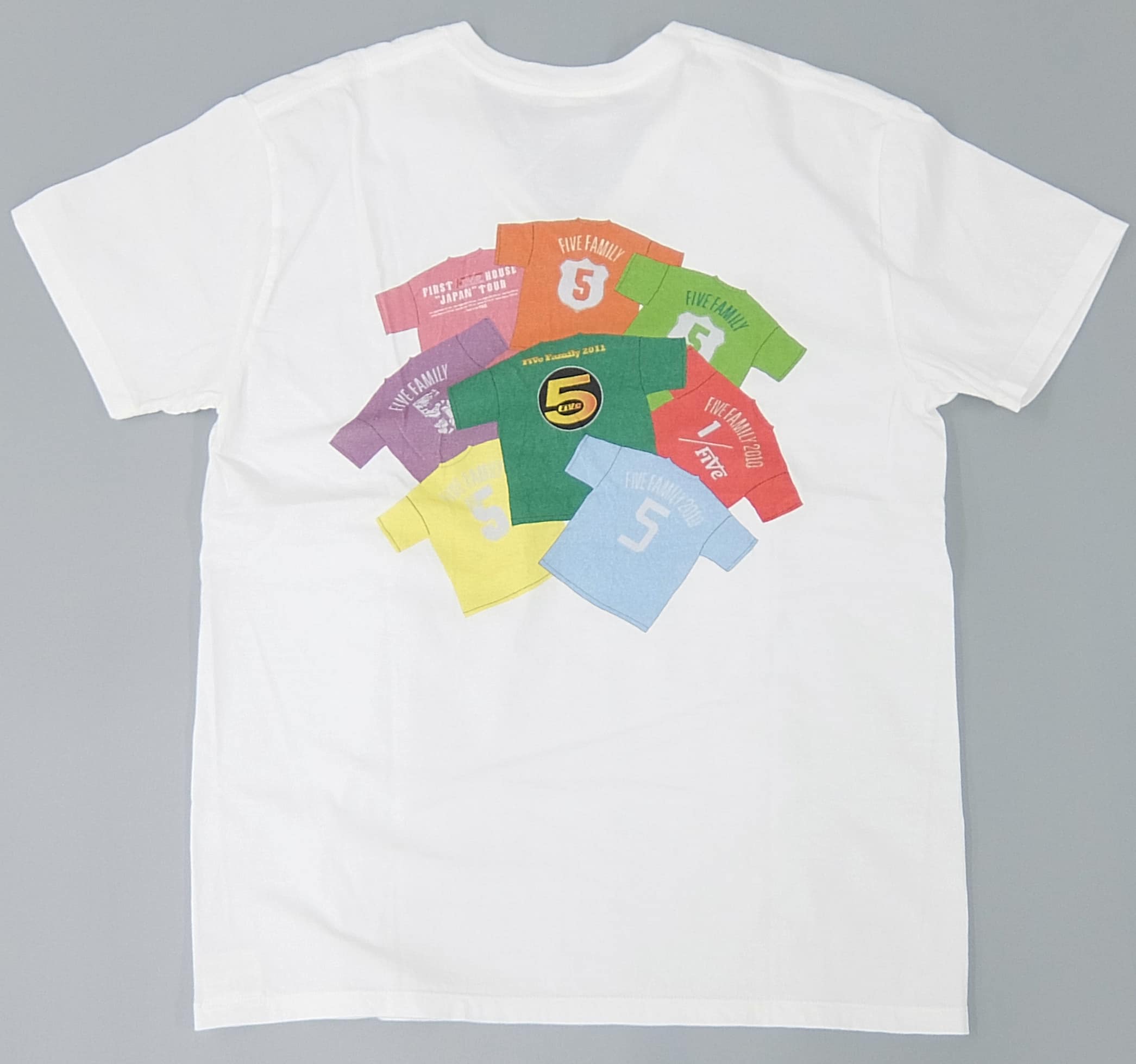 Five T-Shirt White "Five Live 2011" | Goods / Accessories | Suruga-ya.com