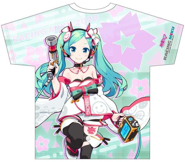 Racing Miku 2020 Tropical Ver. Full Graphic T-Shirt vol. 1 Full Color L ...
