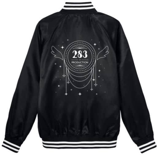 283 Production Stadium Jumper Black Unisex L size "idol Master Shiny ...