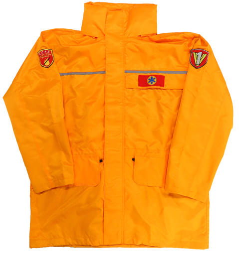 Outerwear TATSUMI マトイ (GO RED) JACKET ORANGE MEDIUM SIZE "Kyukyu Sentai ...