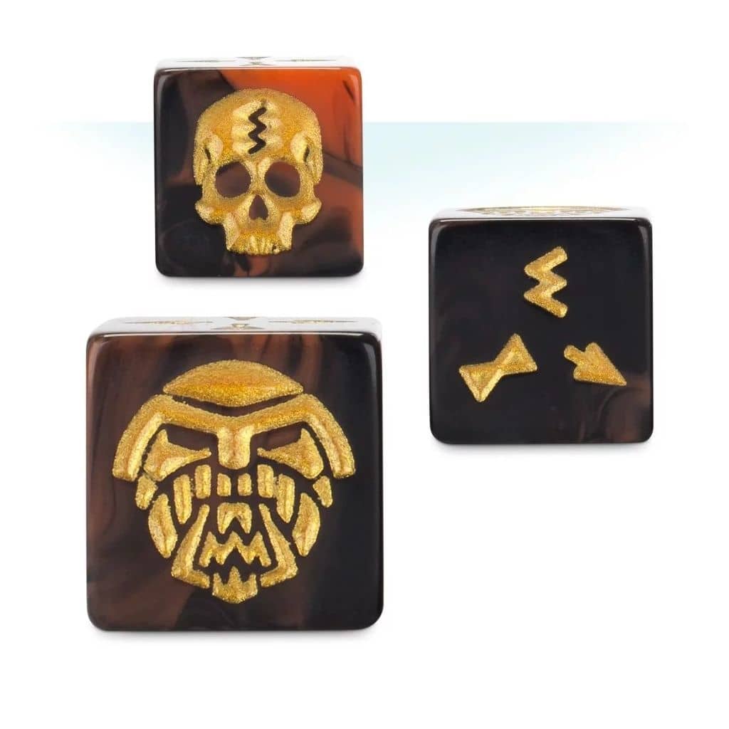 Miniature game Fire Layer Dice "Warhammer Age of Sigmar" (Fyreslayers ...