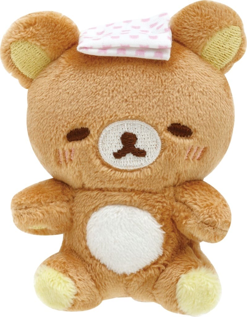 Rilakkuma & Bath Toy & Neko-Shaped Bath Sento Plush toy Set Neko-Neko ...