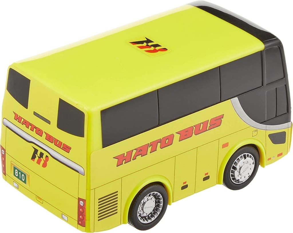 Minicar Hato Bus (Yellow) "Drive Town No. 17" Pull Back Car [173162 ...