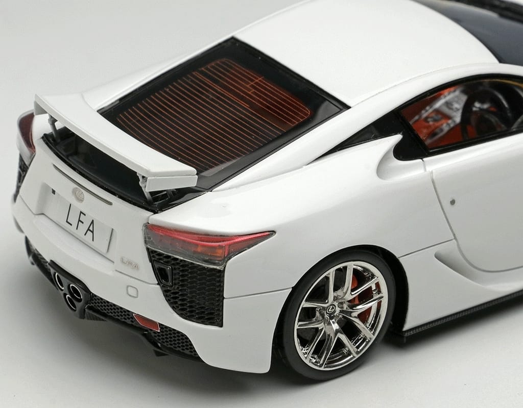 1/43 Lexus LFA 2010 Rear Wing up (white test) [EM698A] | Toy Hobby ...