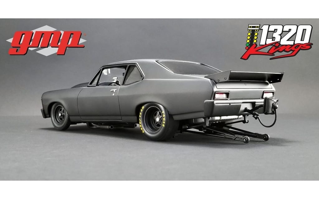 Minicar 1/18 GMP 1320 Drag Kings 1969 Chevrolet Nova - Blackout [GMP ...