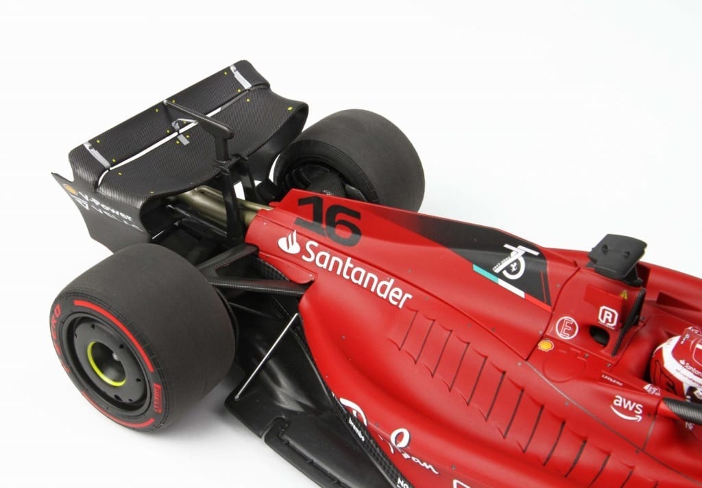 1/18 Ferrari F1-75 G.P BAHRAIN 2022 Winner C.Leclerc -Styrofoam Base ...