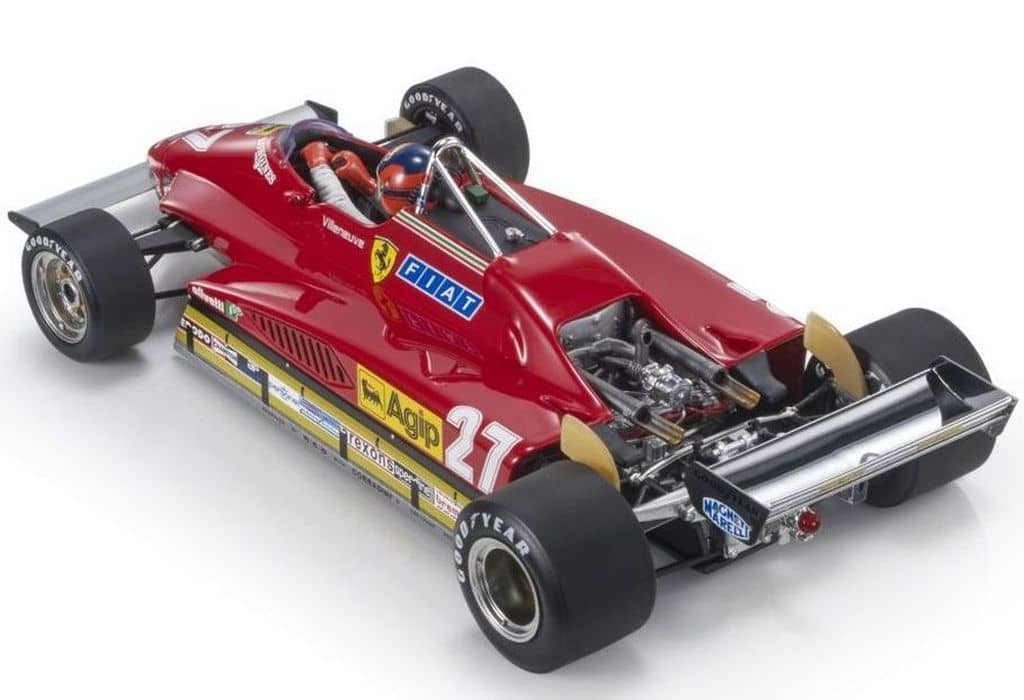Minicar 1/18 Ferrari 126 C2 1982 Belgian Zolder GP FIAT #27 (Red) "Bill ...
