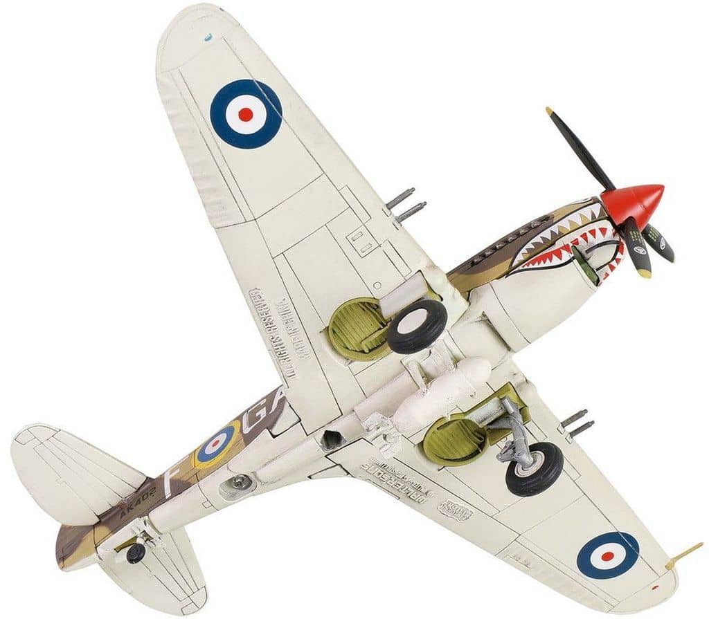 Minicar 1/72 British Forces P-40B Tomahawk Mk. IIB 112 Company Aircraft ...