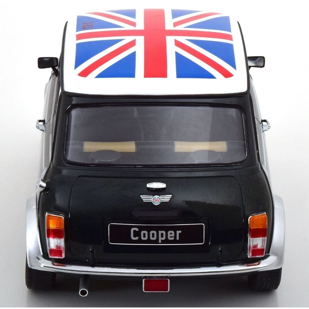 Minicar 1/12 Mini Cooper Union Jack, Left Handle (Dark Green Metallic x ...