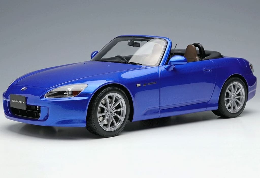 1/18 Honda S2000 (AP2) 2005 (Bermuda Blue Pearl) [EML118A] | Toy Hobby ...