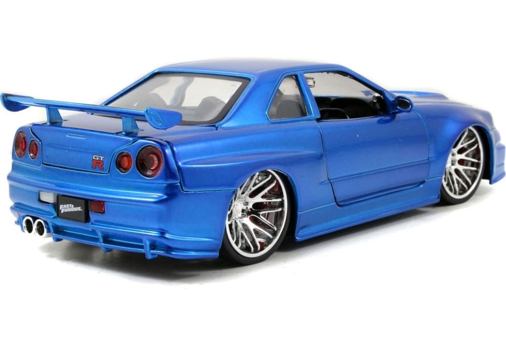 1/24 Nissan Skyline GT-R (R34) Brian (Blue) "Wild Speed" [JADA97173 ...