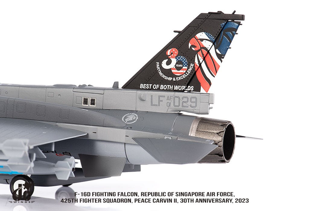 1 / 72F-16D Singapore Air Force 425th FS Peace Carvin II 30th ...