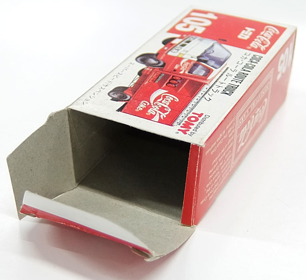 [Box damaged] 1/78 Coca-Cola Root Truck (Red x White / Red Box / Made ...