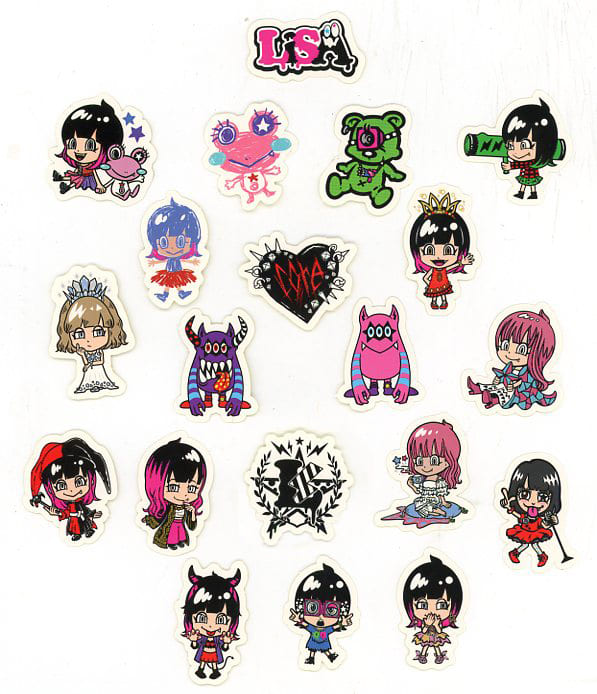 LiSA Sticker (20 sheets pack) "LiSA Home Goods 『 LiFe is Smile Always ...