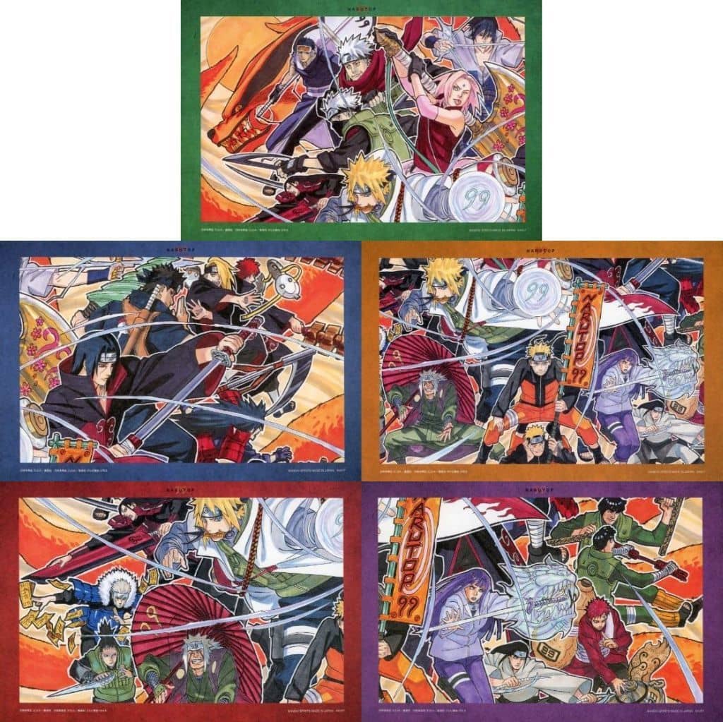 5-Type Set "Ichiban KUJI NARUTOP99 - Sumptuous Shinobi Emaki" E Prize ...