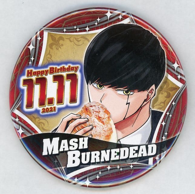 Mash Burned Birthday metal badge (2021) "Massur MASHLE" | Goods ...