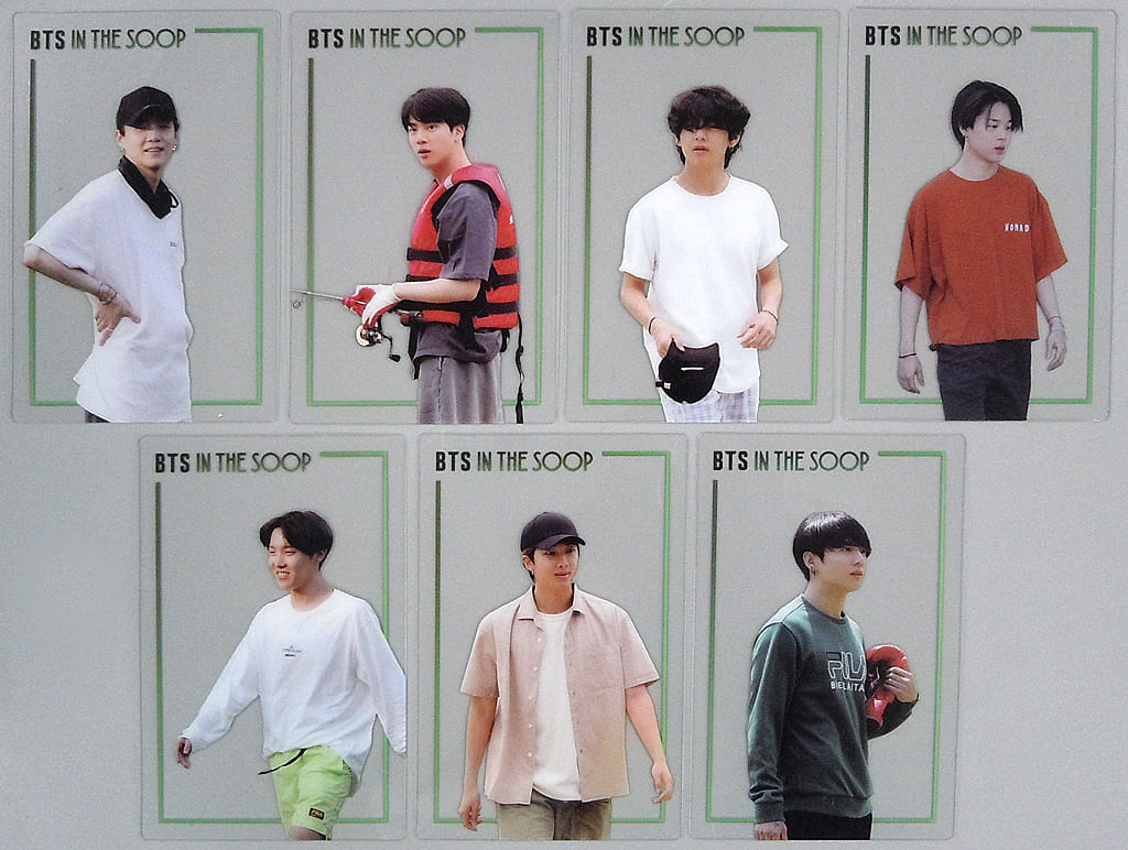 BTS Clear Photo Card Set (7-Pack) "In the SOOP BTS ver." Weverse Shop ...