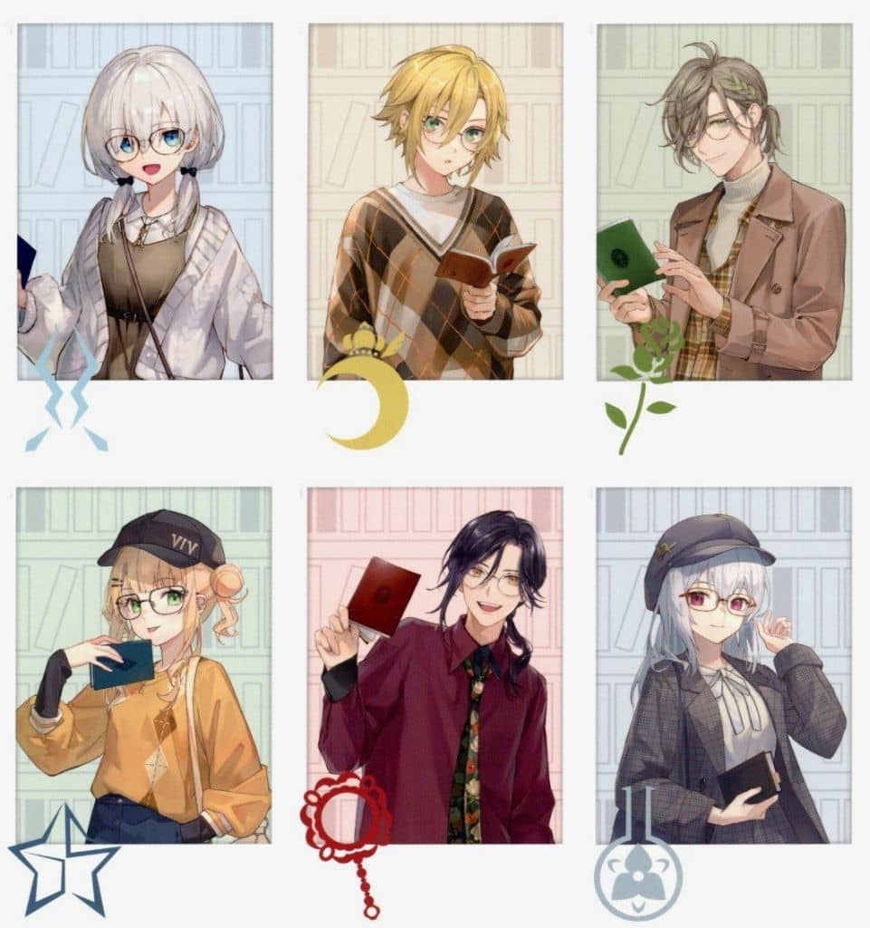 All 6 types set "Virtual YouTuber ni Jisan Reading Autumn Goods 2023 ...