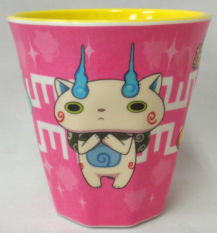 Jibanyan & Koma-san & Komajiro (pink) Melamine Cup "YO-KAI WATCH ...