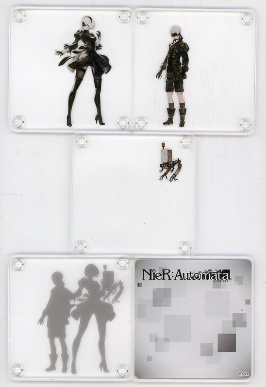 Aver. Acrylic Coaster 5-Pack Set "NieR : Automata NieR POP-UP STORE ...