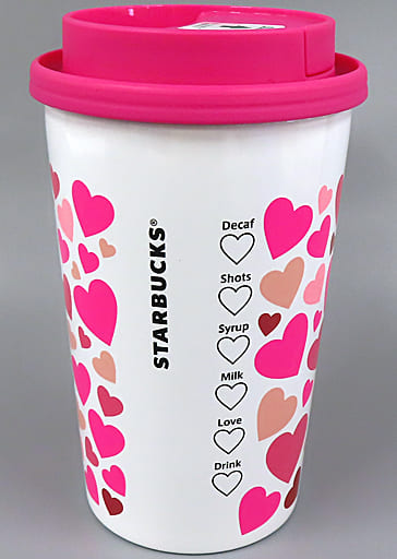 Mug Japanese tea cup Valentine's Day 2021 stainless steel TOGO cup tumbler heart 355 ml ...