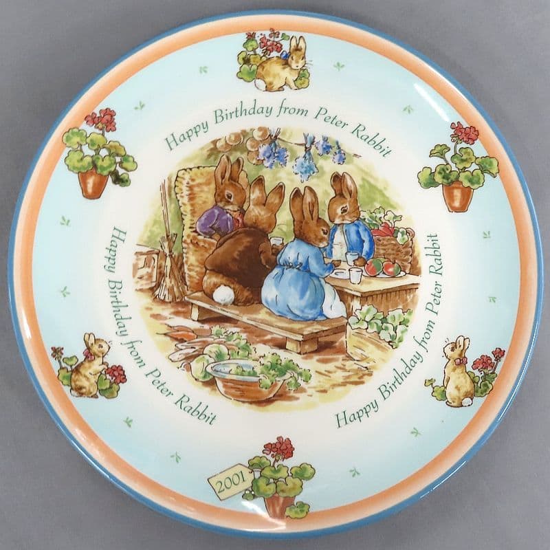 Plates and bowls Peter Rabbit Birthday Plate (2001)' Peter Rabbit ...