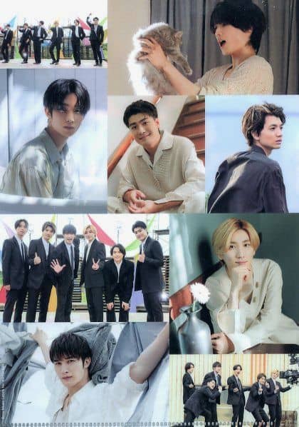 SixTONES plastic trasparent file folder "CD Good Luck! / Futari Regular ...