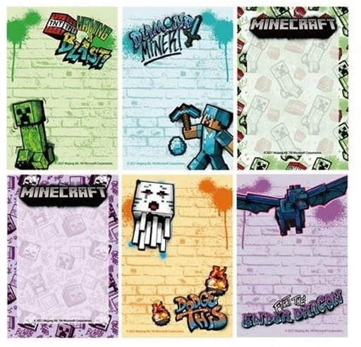 Notebook / notepad "MINECRAFT Minecraft" : MetroArt Pattering Memo ...