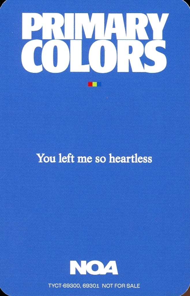 NOA/CD "Primary Colors" 【 First Press Limited B 】 (TYCT-69300, 69301 ...