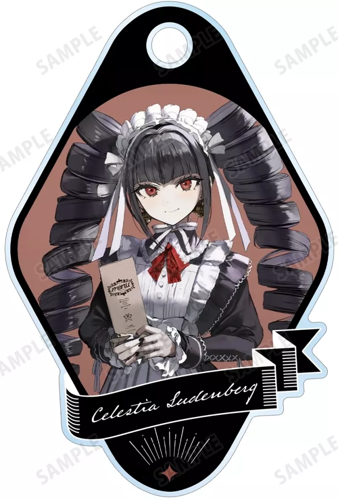 Key holder [New] Celestia Rudenberg (Maid & Butler ver.) Illustration ...