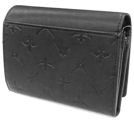 Wallet and Pass Case (Character Kuta) Gear Mark Embossed Double Fold ...