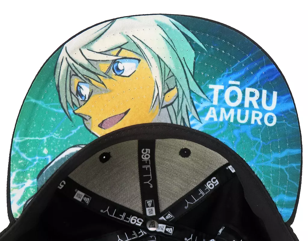 Clothing Toru Amuro (Silhouette) 59 FIFTY Cap cap 7-1/2 Size "Detective ...